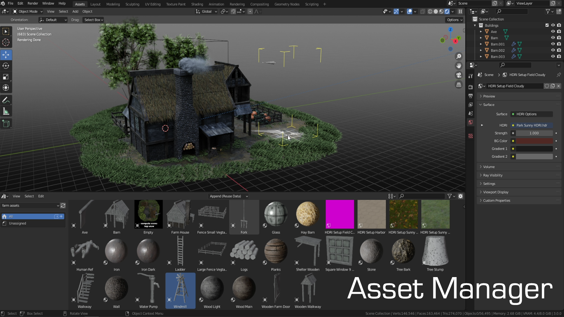 Blender 3 The Ultimate Medieval Scene Course Tutorial | BlenderNation ...