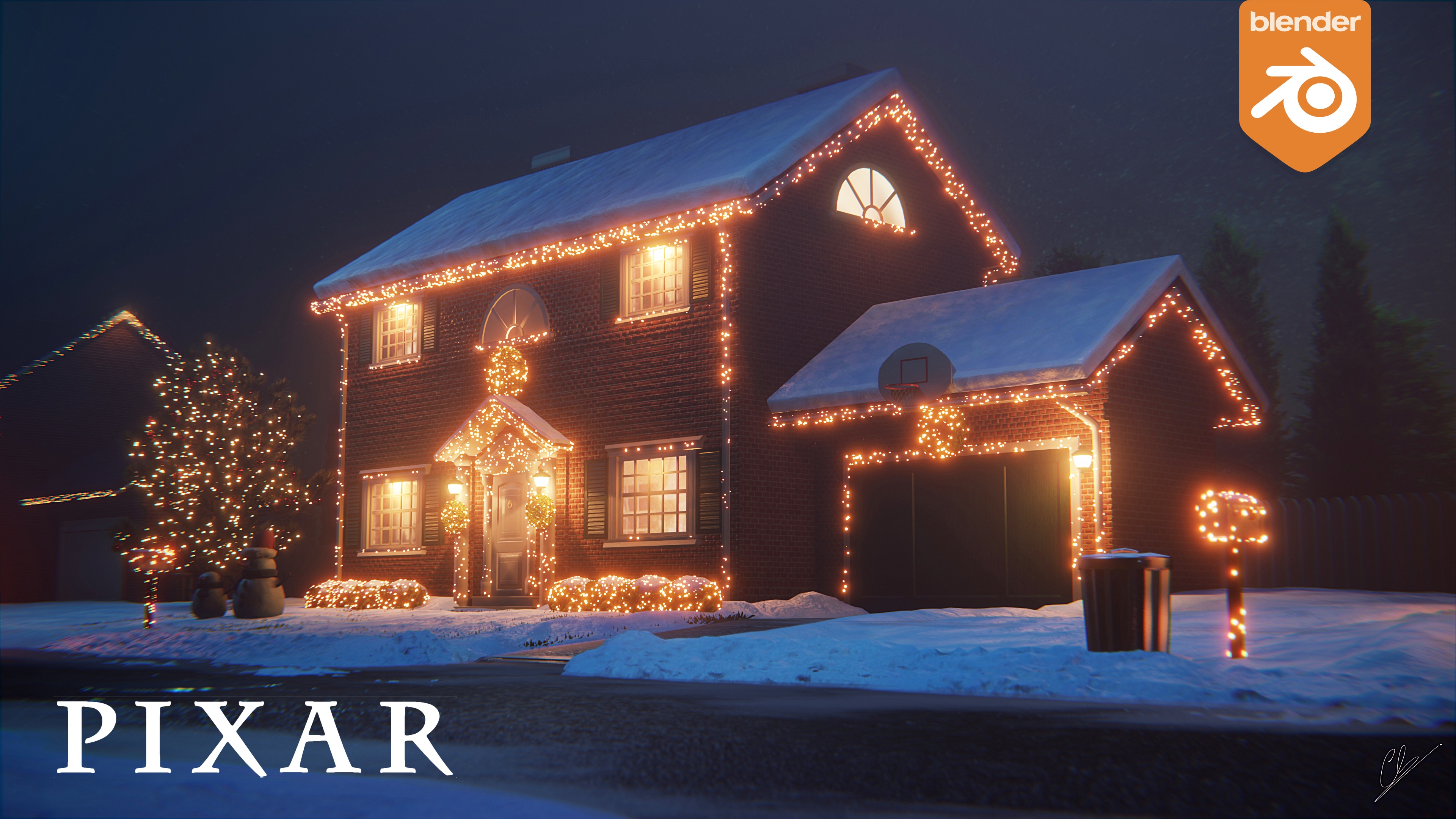 Blender Course - Create a Disney Pixar Style House | BlenderNation Bazaar