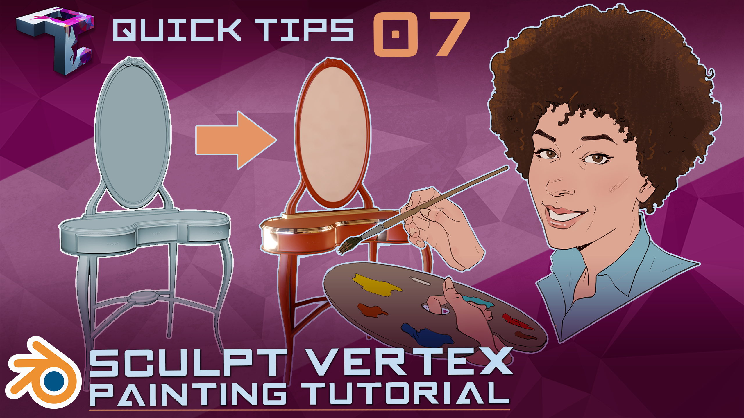 QUICK TIPS | Sculpt Vertex Painting Tutorial (New Blender 2.9 Feature ...