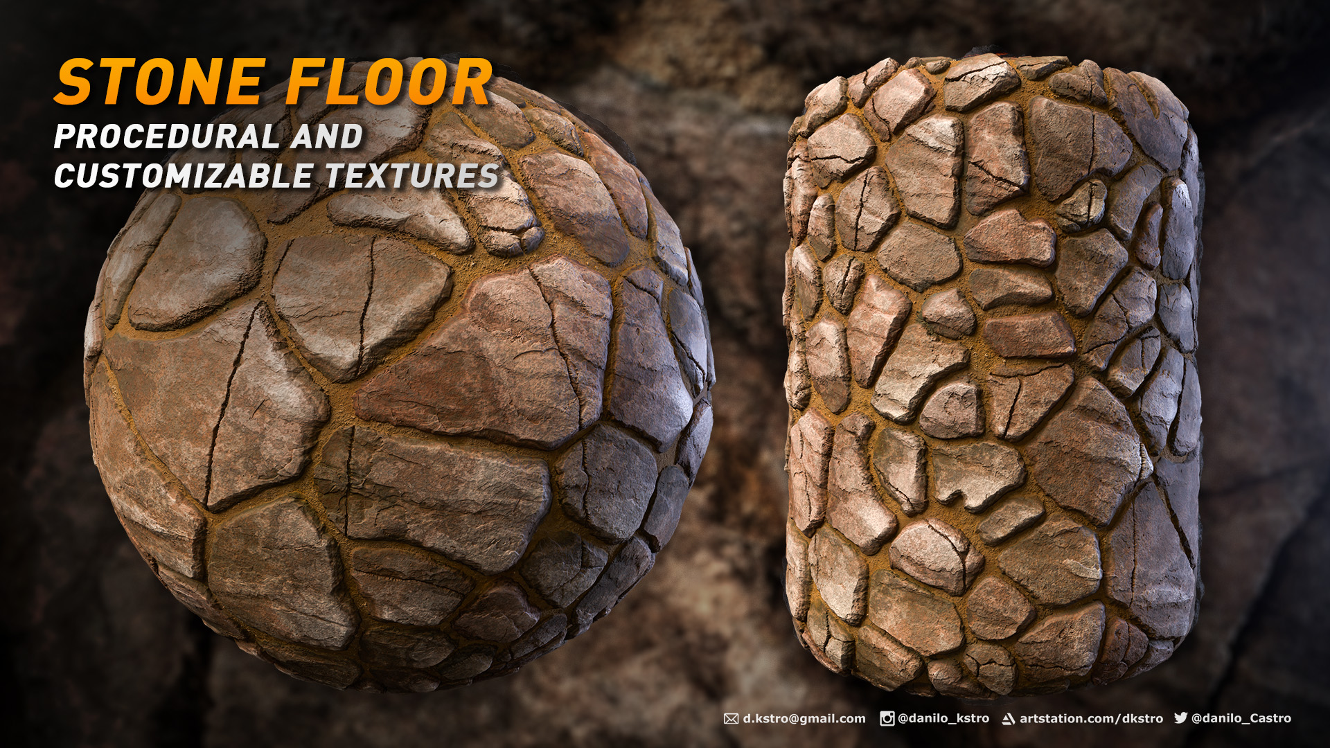 Stone Floor | Customizable Texture | BlenderNation Bazaar