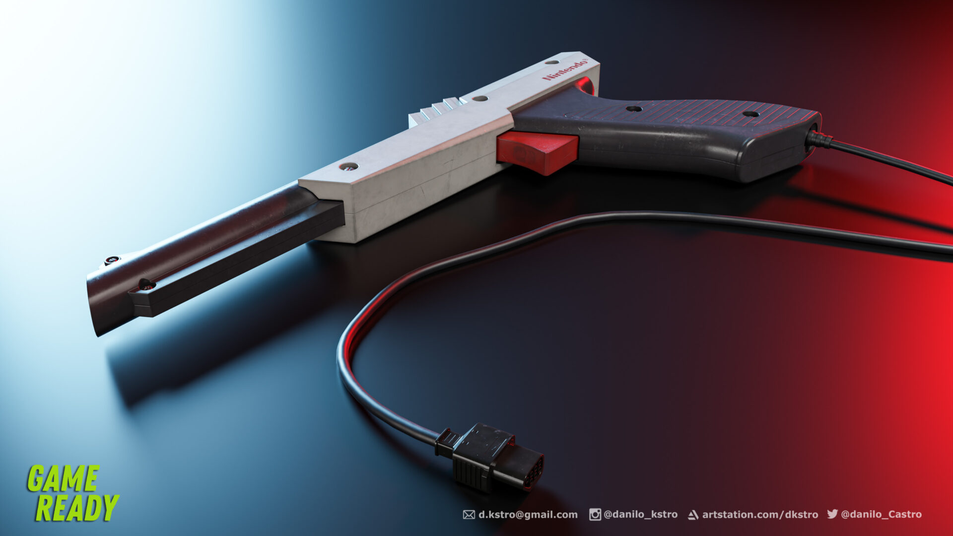 Nes Zapper Gun - Nintendo | BlenderNation Bazaar