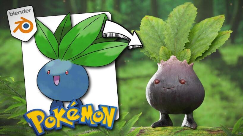 Making realistic Pokemon using Blender | BlenderNation Bazaar