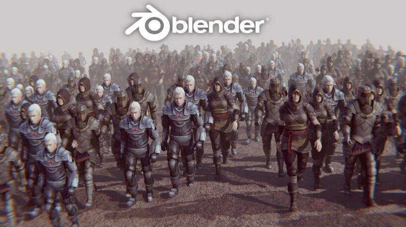 Make Epic Army Animations | Blender Geo Nodes Tutorial | BlenderNation ...