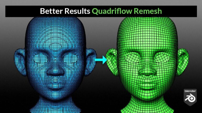 Better Results from Voxel and Quadriflow Remesh | Blender Secrets ...