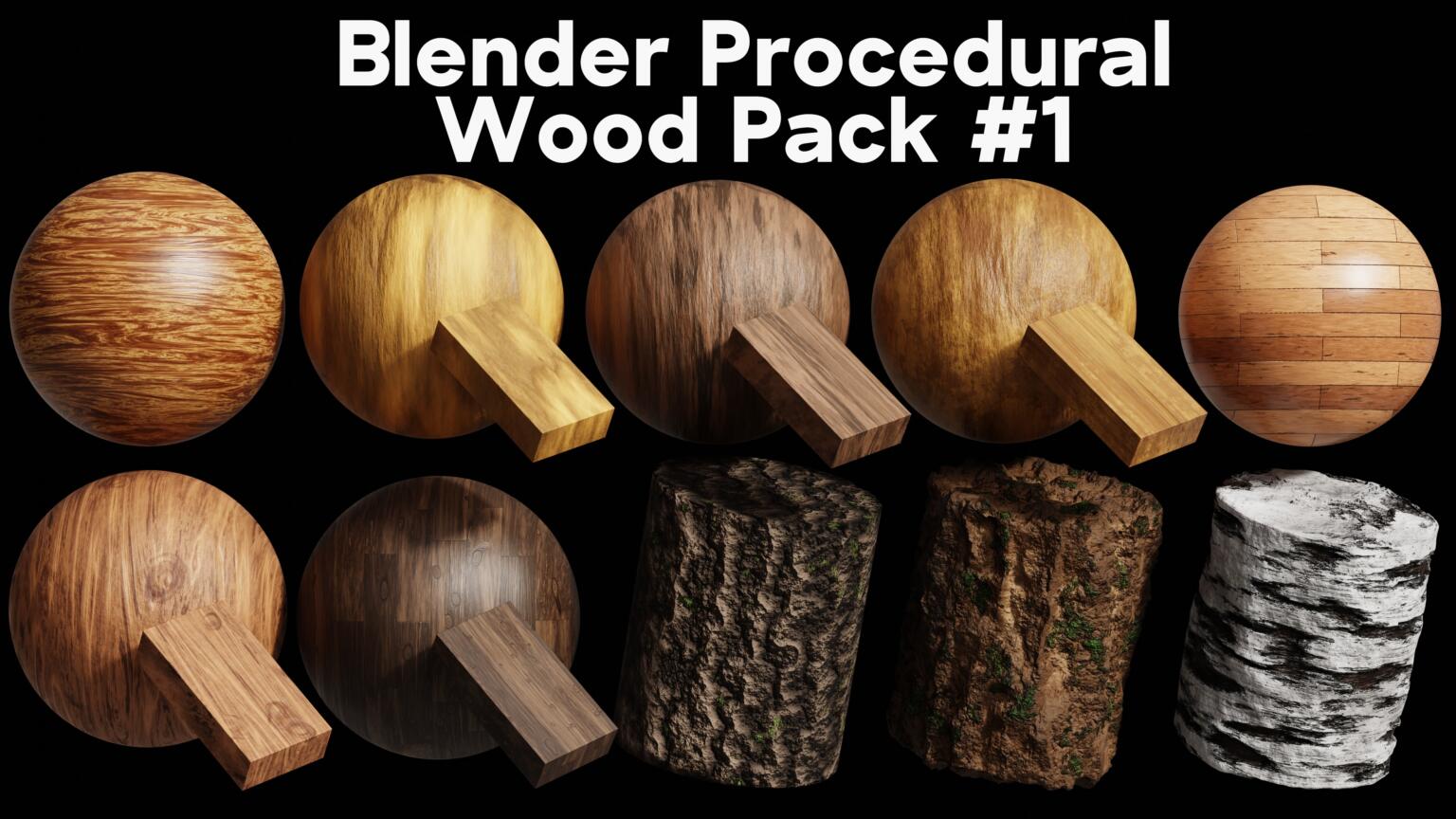 Blender Procedural Wood Material Pack #1 | BlenderNation Bazaar