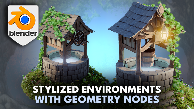 Stylized Environments with Blender 4 Geometry Nodes | BlenderNation Bazaar