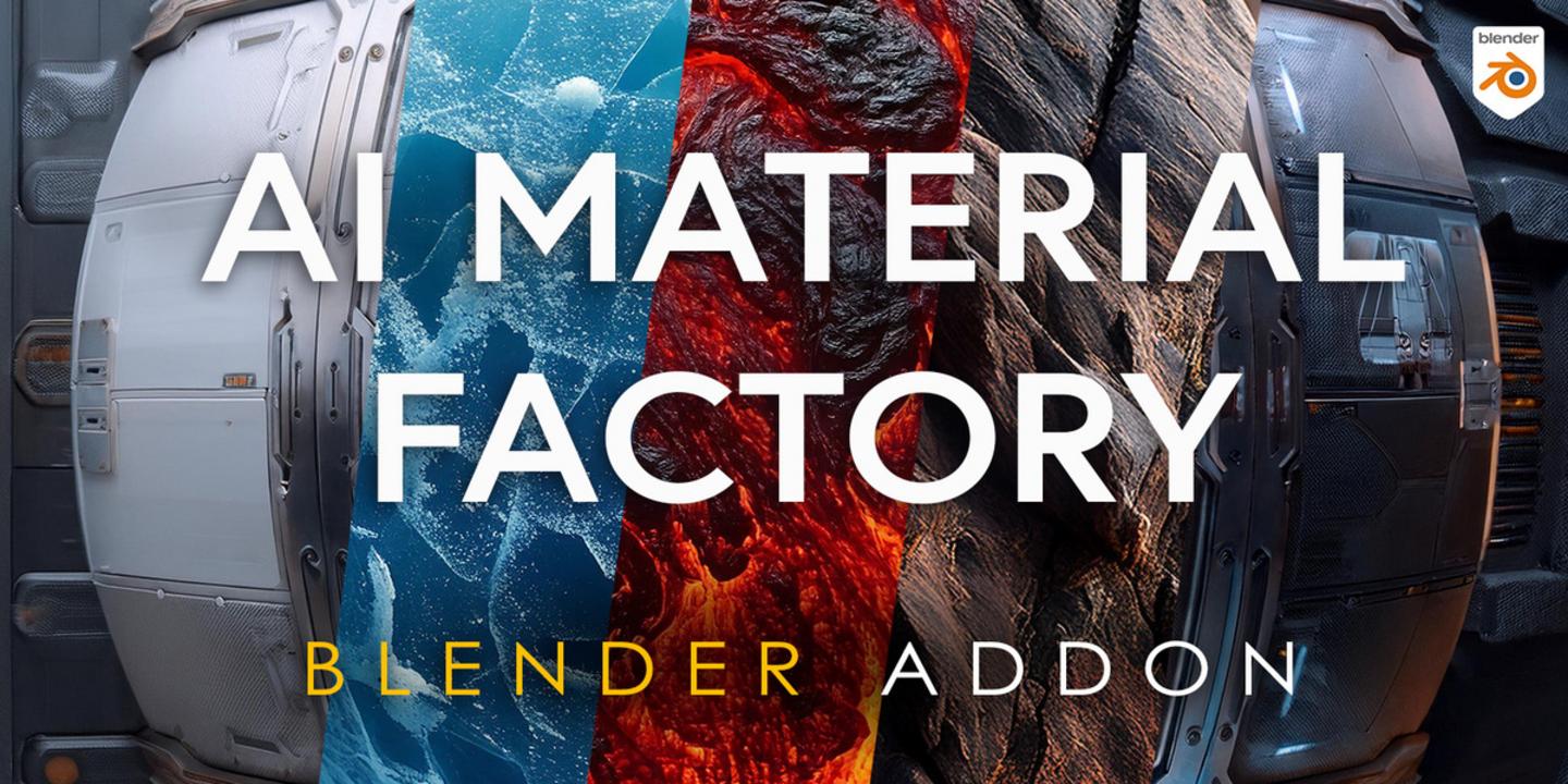 Ai Material Factory | BlenderNation Bazaar