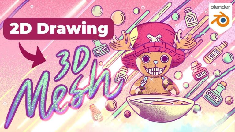 2D Drawing to 3D Mesh in Blender 4.3 | Grease Pencil & Geometry Nodes ...