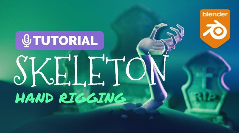 Blender Skeleton Hand Rigging Tutorial | Polygon Runway | BlenderNation ...