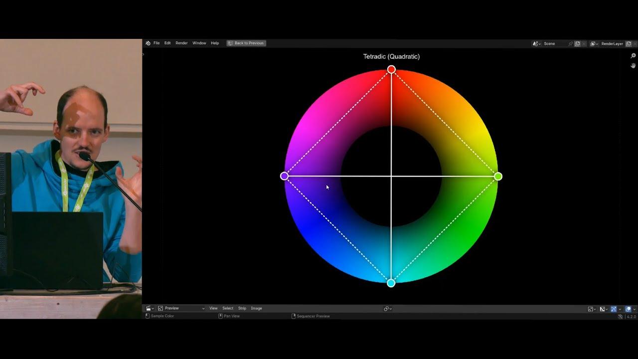 One hour of colours - Live workshop at the Blender Conference 2024 ...