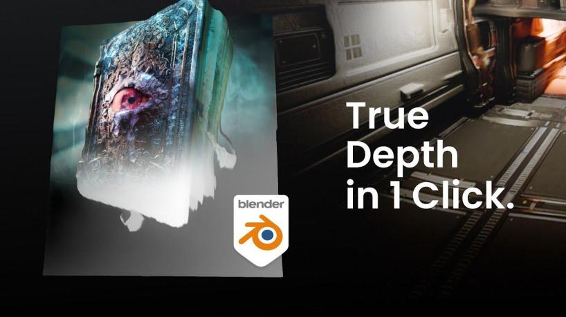 Turn 2D Images into 3D in a Few Clicks — TrueDepth Add-on for Blender ...