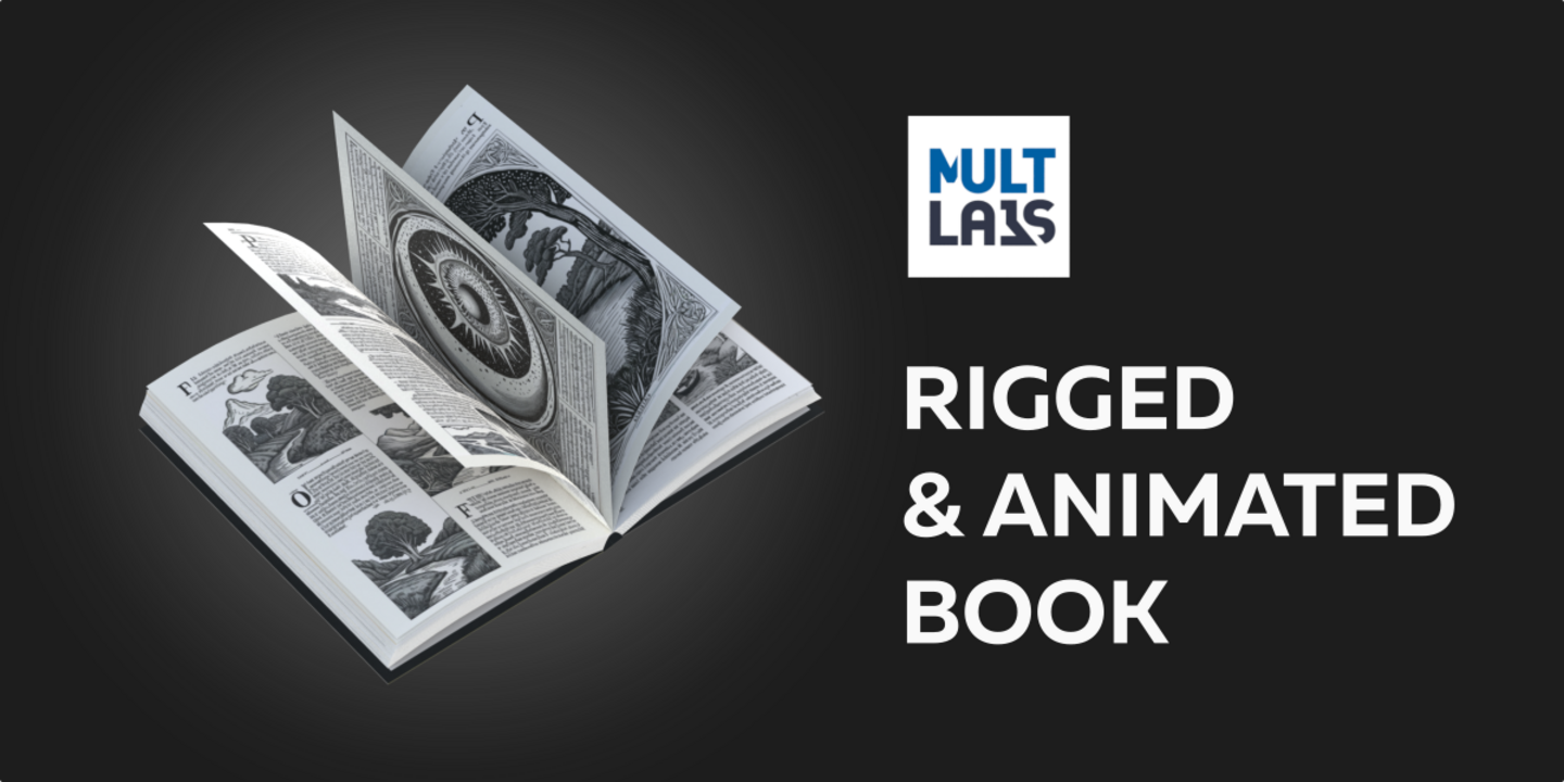 Rigged & Animated Book | BlenderNation Bazaar