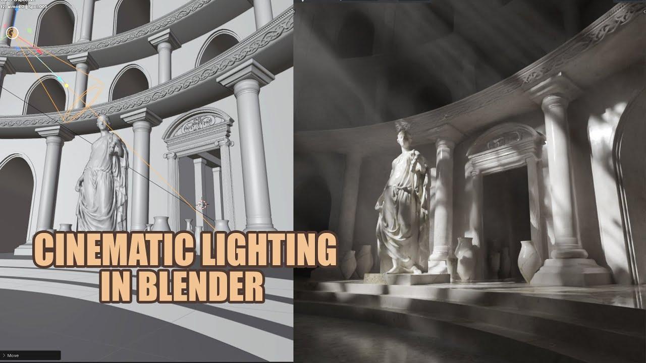 Blender Volumetric Lighting - Fog & God Rays For a Cinematic Scene ...