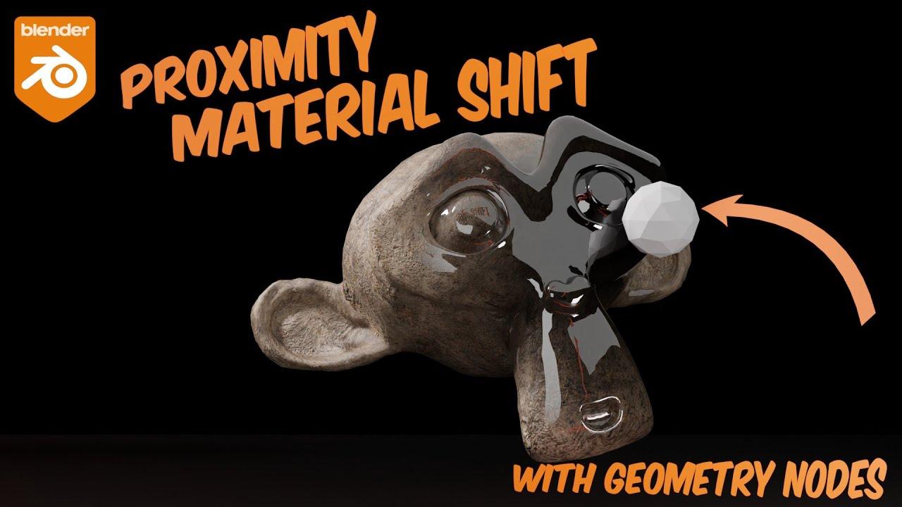 How I Create Seamless Shader Blends in Blender with Geometry Proximity ...