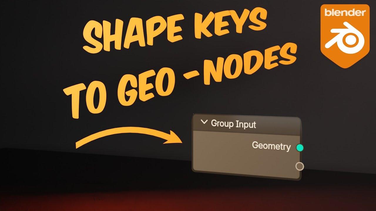 I Tried a Hairbrained Shape Key Idea in Geometry Nodes… and It Worked ...